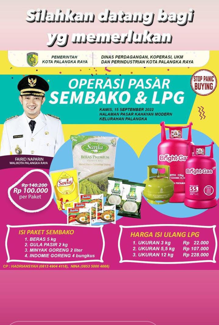 Pemko Gelar Operasi Pasar Sembako dan LPG Murah - Infoborneo.com Pemko Gelar Operasi Pasar Sembako dan LPG Murah - Infoborneo.com